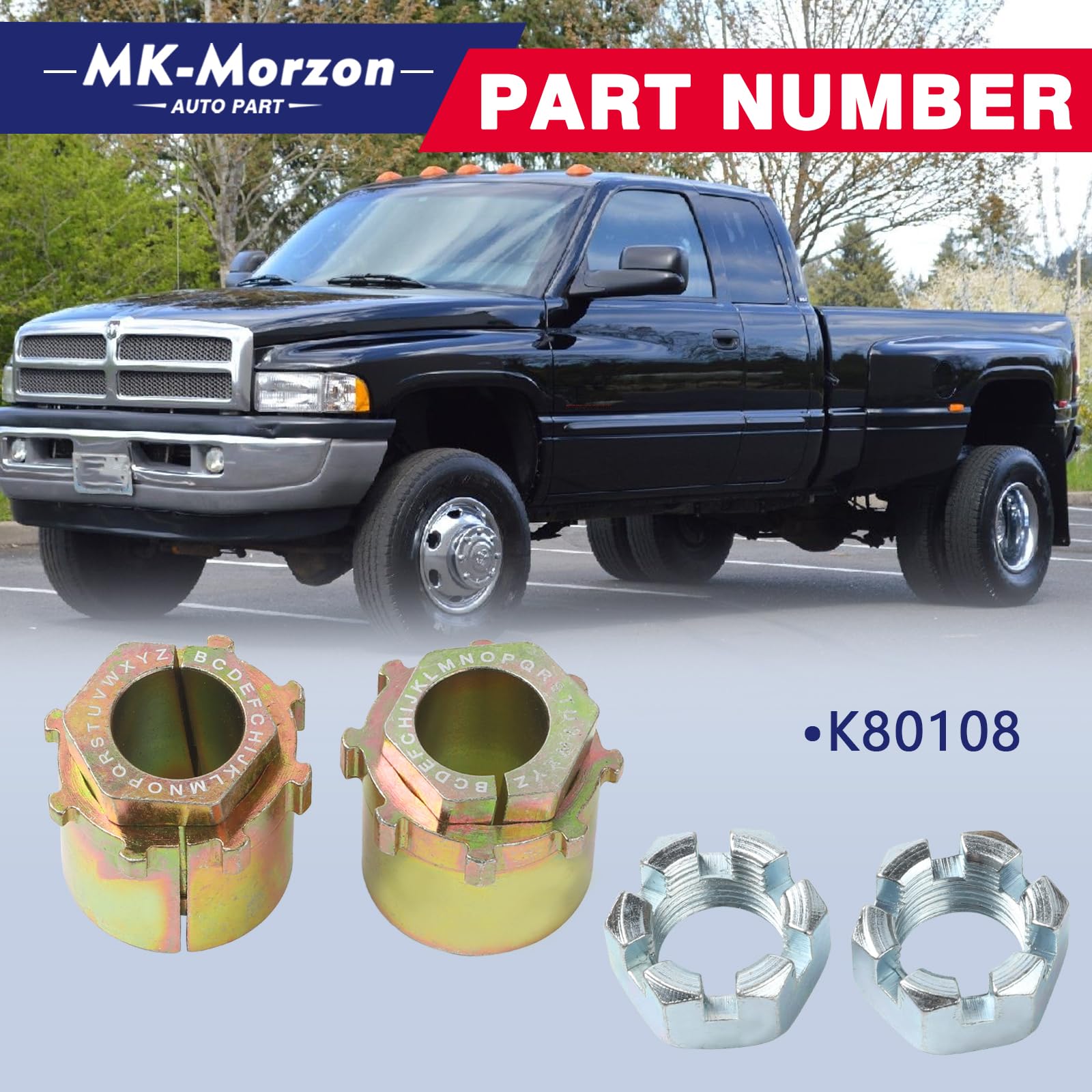 Moog K80154 Alignment Kit Front Alignment Caster Camber Bushing For ...