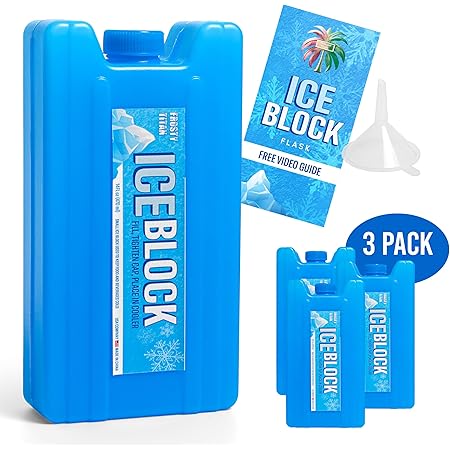 Amazon.com | Stealth Sipper Ice Block Flask Kit | Disguised Portable ...