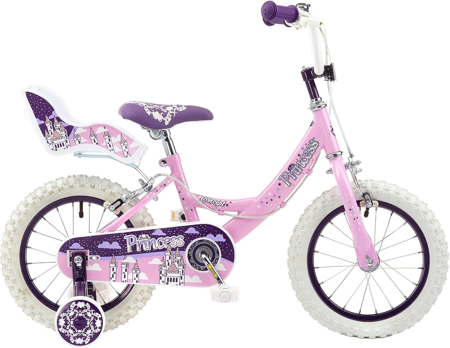 Concept Princess 14" Girls Bike : Amazon.co.uk: Sports & Outdoors