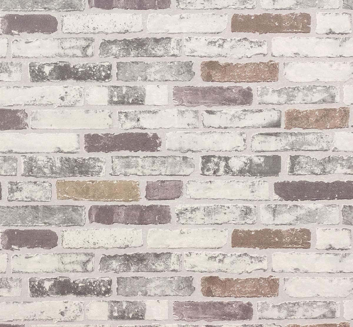 ERISMANN New Luxury ERISMANN BRIX Grey Brick Wall Effect Embossed ...