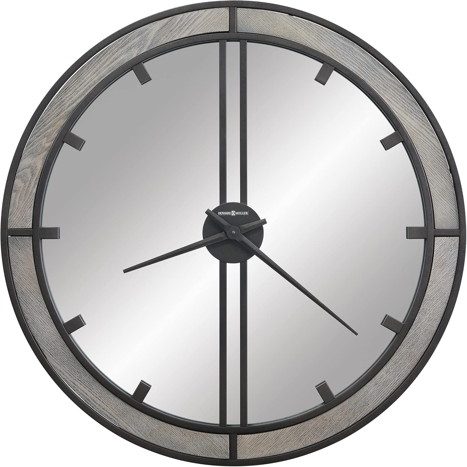 Amazon.com: Howard Miller Hazelton Wall Clock 547-701 – Charcoal Finish ...