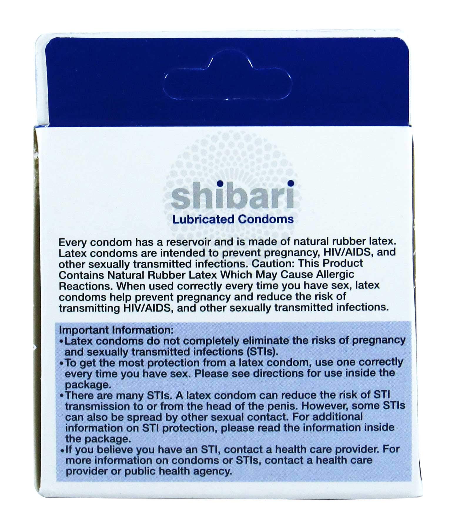 Snapklik.com : Shibari Male Condoms, Premium Lubricated Natural Rubber ...