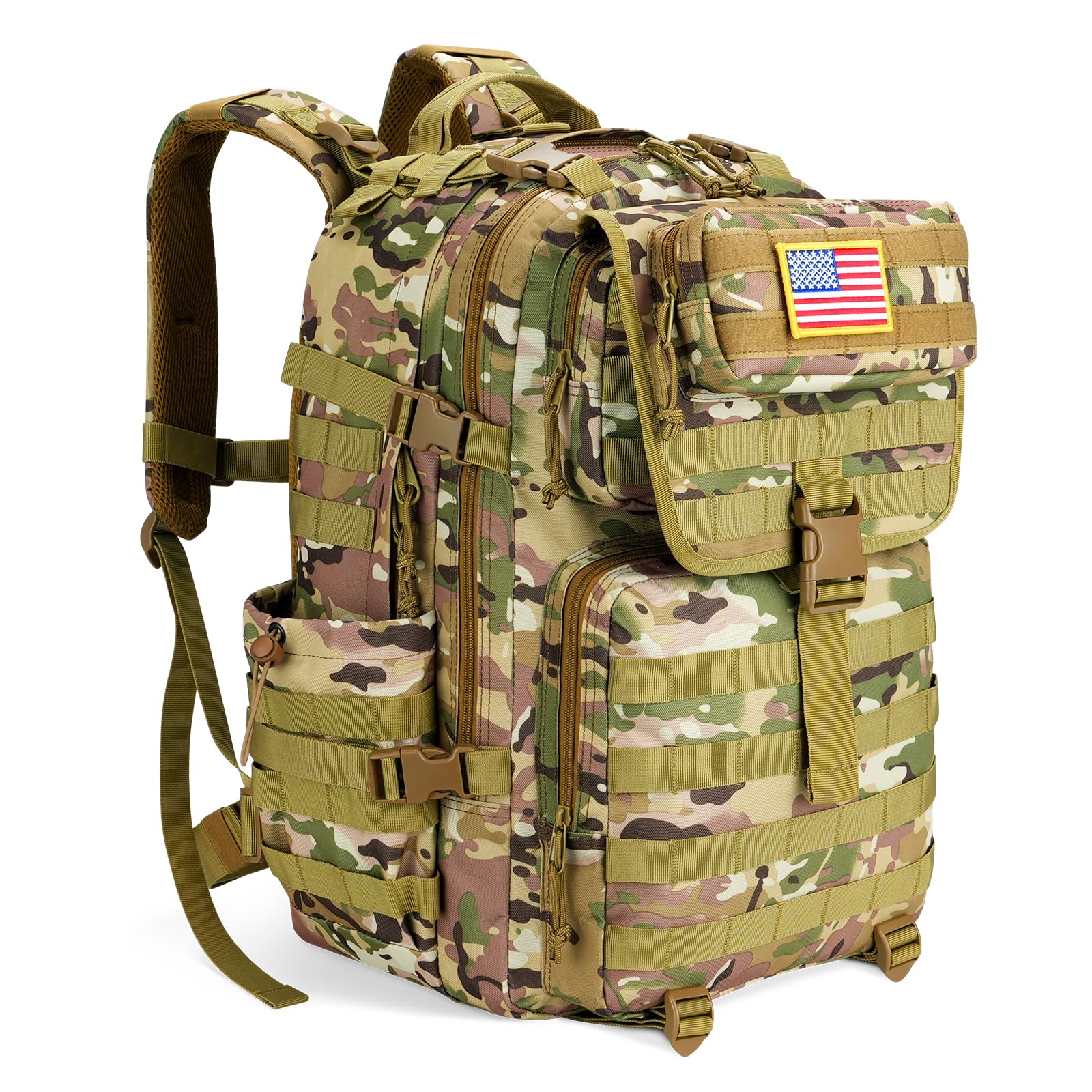 Amazon.com: EZshoot Tactical Backpack, 45L Heavy Duty Military Backpack ...