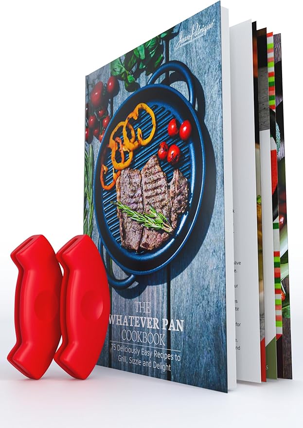 Amazon.com: Jean-Patrique Set of 2 Cast Iron Skillet Handle Covers ...