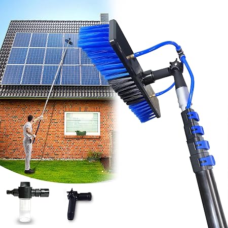 Amazon.com : BSFRNF 20FT Solar Panel Cleaning Kit with Telescopic Pole ...