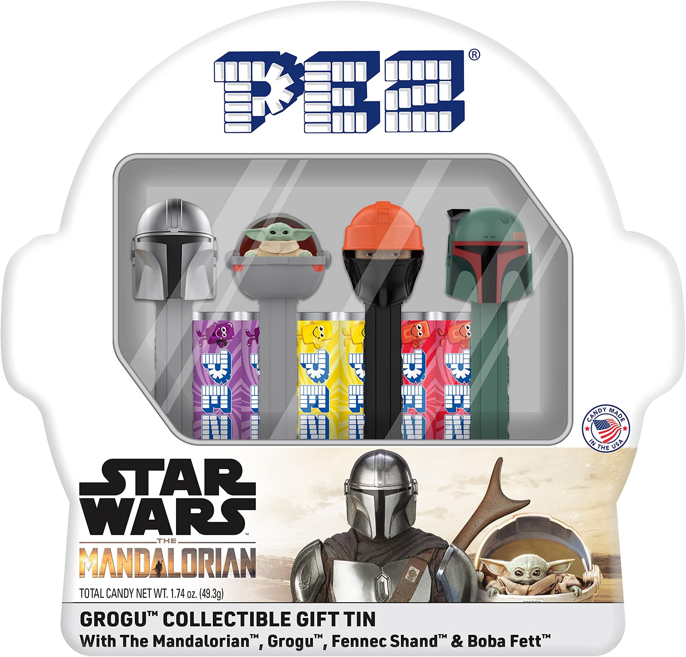 Amazon.com : PEZ Star Wars Mandalorian Candy Dispenser - Baby Yoda Pez ...