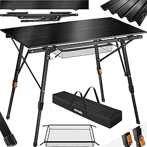 TecTake® Table Pliante de Pique Nique Table de Camping Pliante en ...