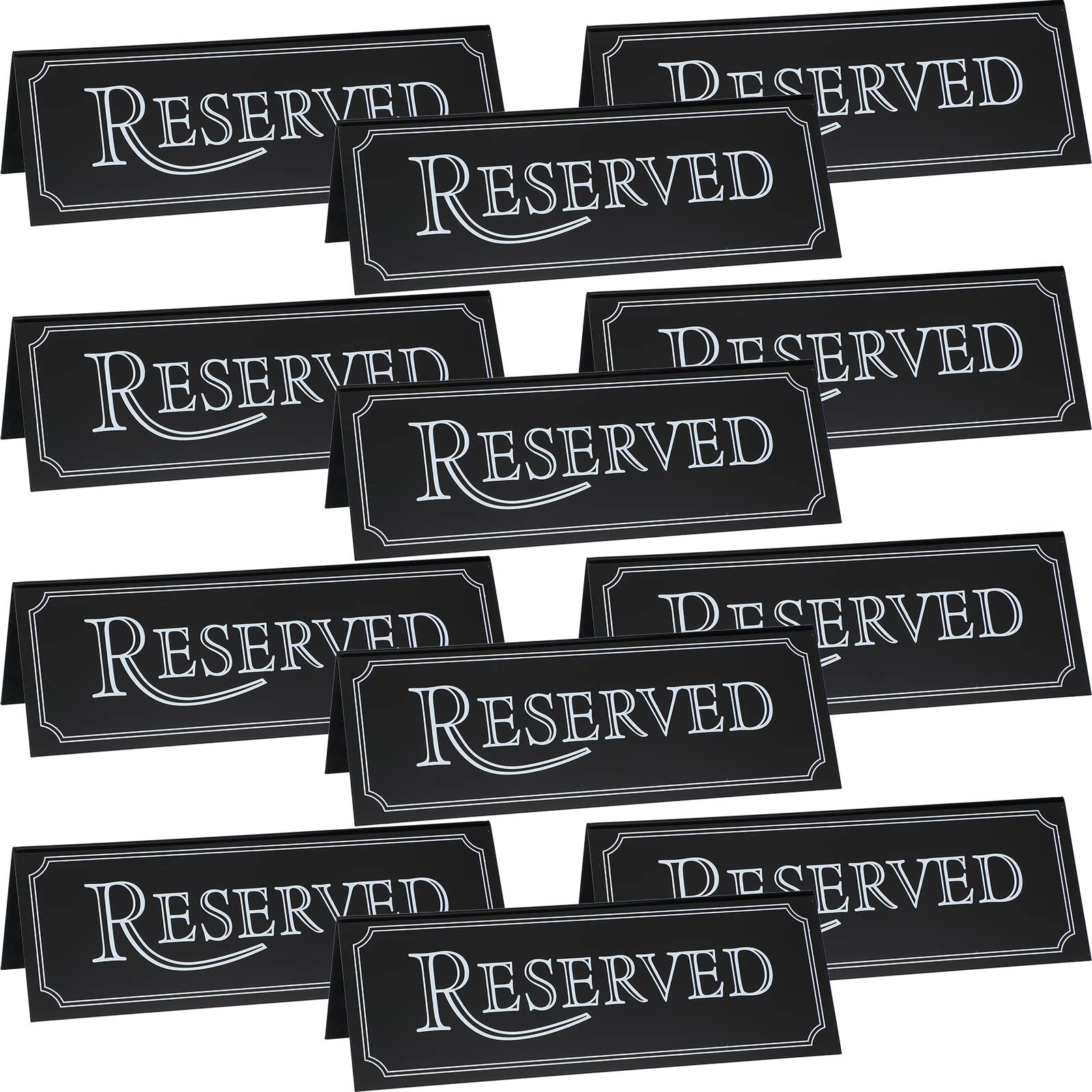 Buy Wedding Reserved Table Signs PVC Reserved Signs Guest Reservation ...