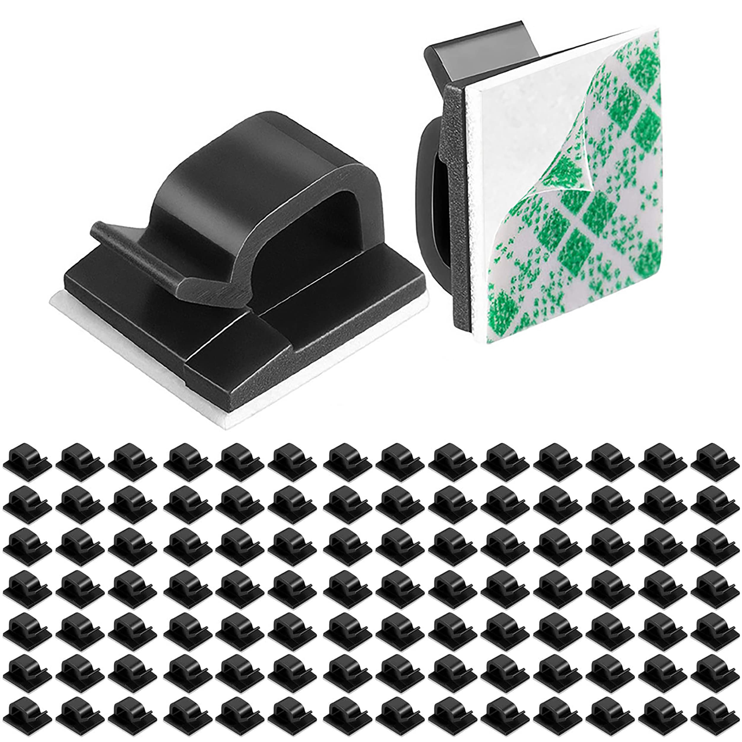 50Pcs Cable Clips Self Adhesive, Cable Management Clips, Wire Clips ...