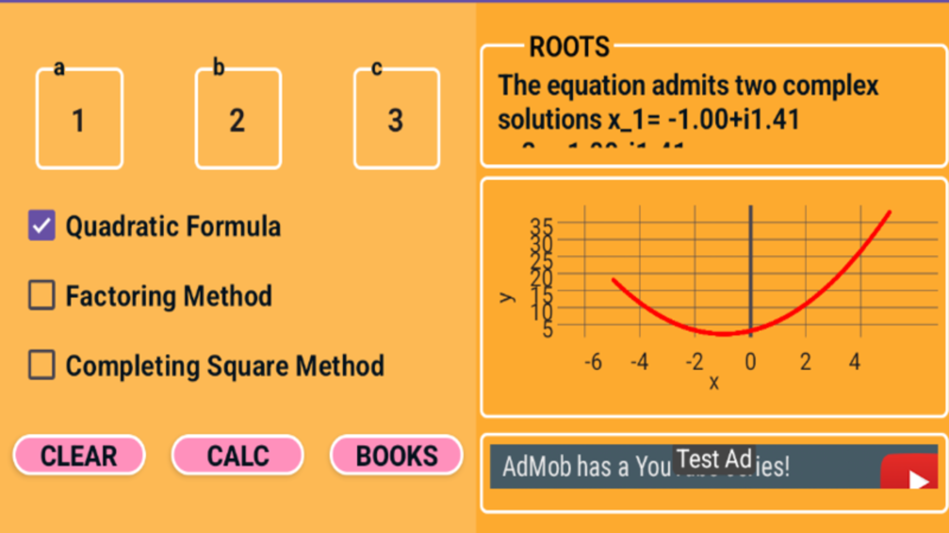 Quadratic Equation Solver App On Amazon Appstore