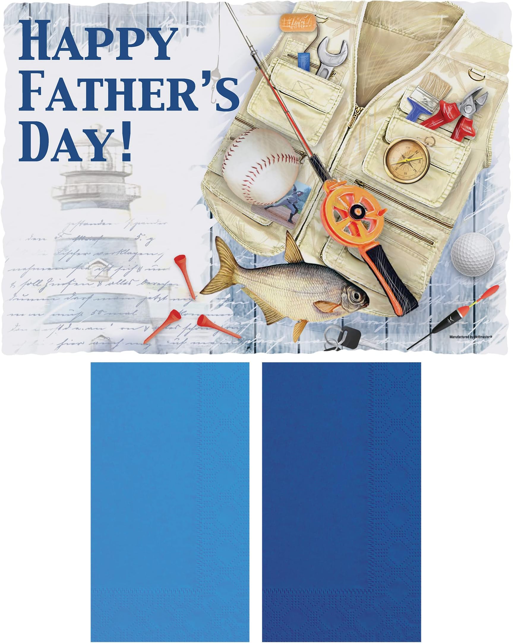 Amazon.com: Hoffmaster 856780 Fathers Day Combo Packs, 250 Placemats ...