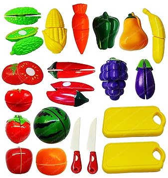 Buy FunBlast Fruits and Vegetables Play Set Toys - Realistic Sliceable ...