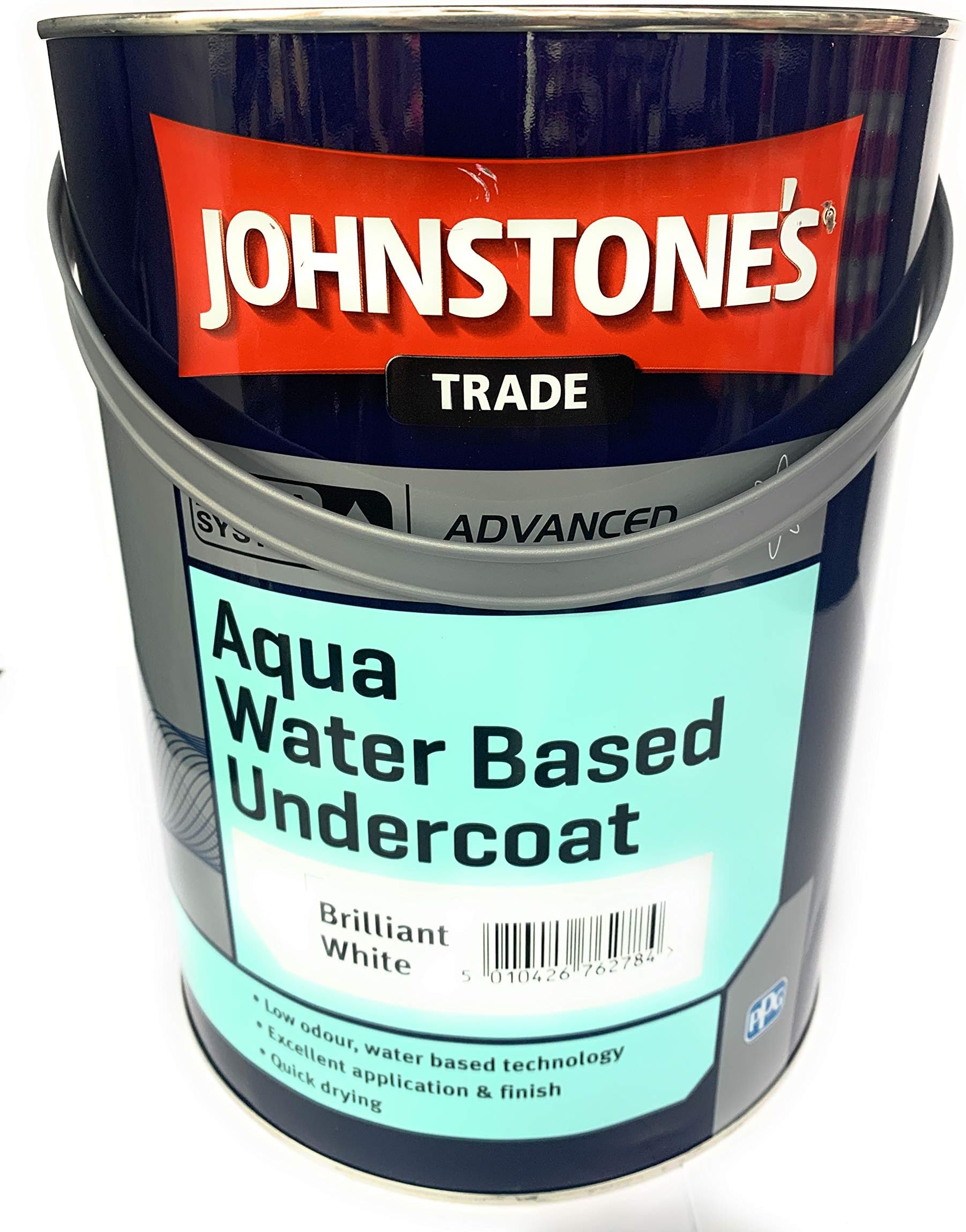 Johnstones Trade Aqua Water Based Undercoat Brilliant White 5 Ltr ...