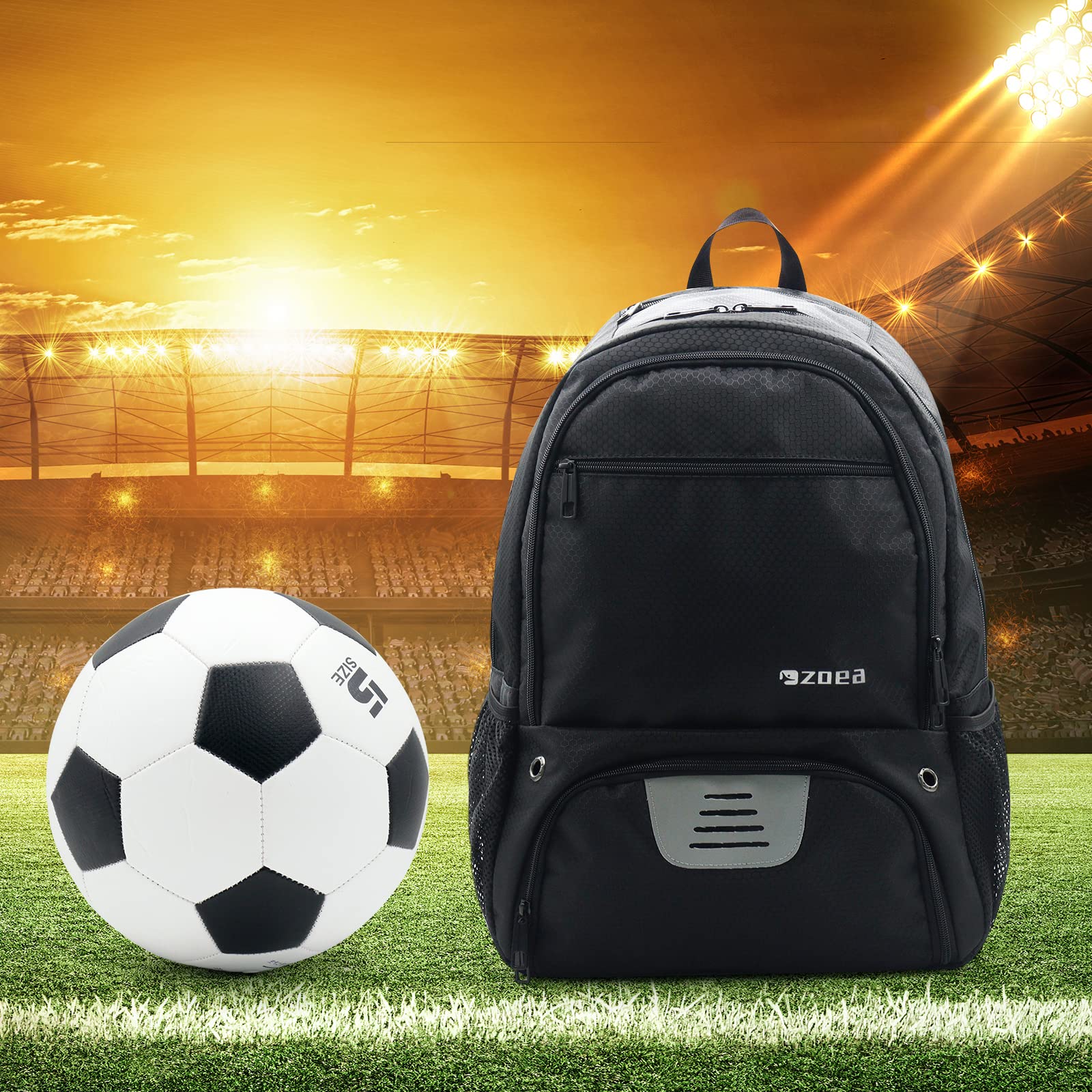 Snapklik.com : ZOEA Soccer Bag - Backpack For Soccer, Basketball ...