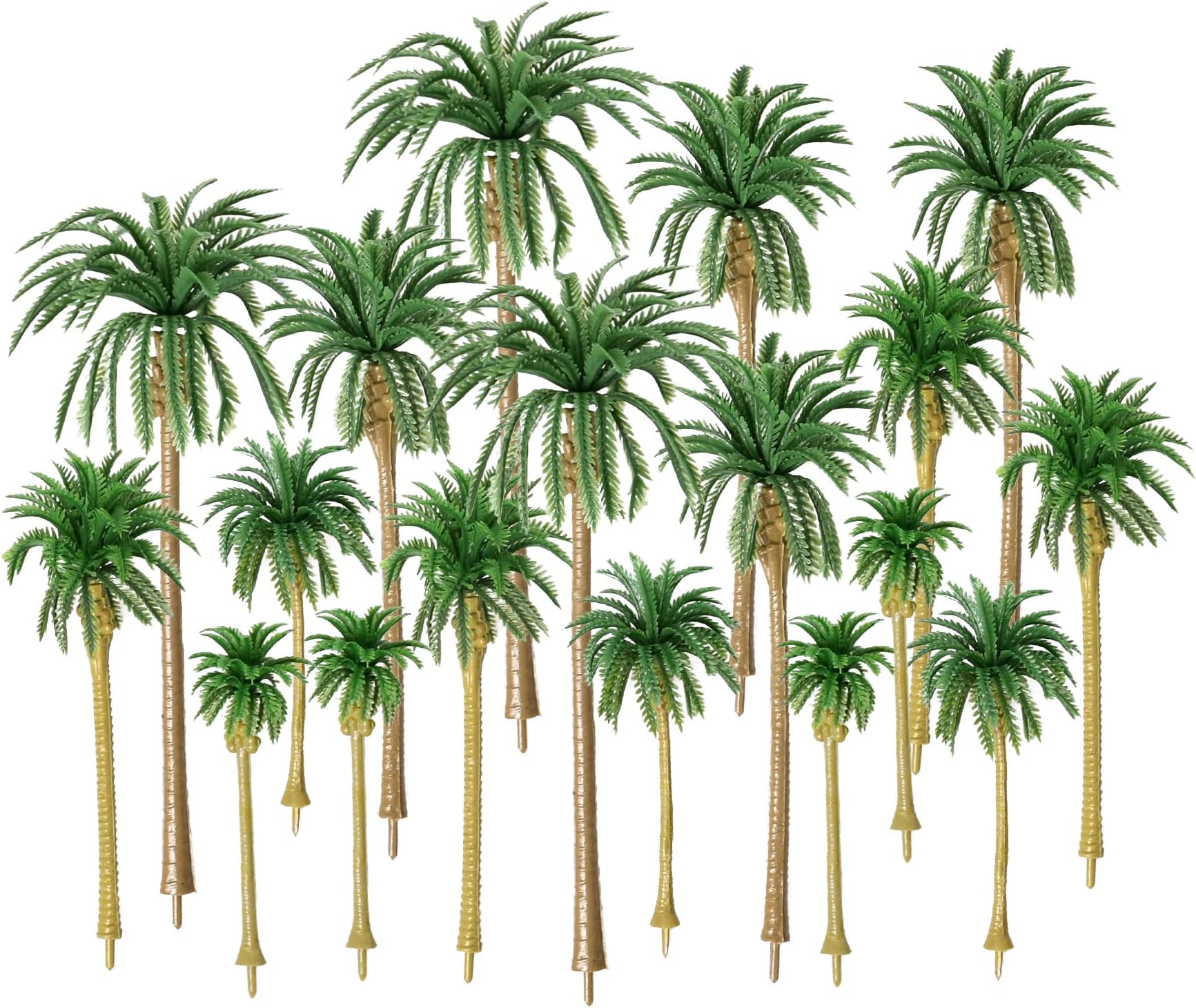 Amazon.com: Mini Plastic Artificial Palms Trees 6PC : Home & Kitchen