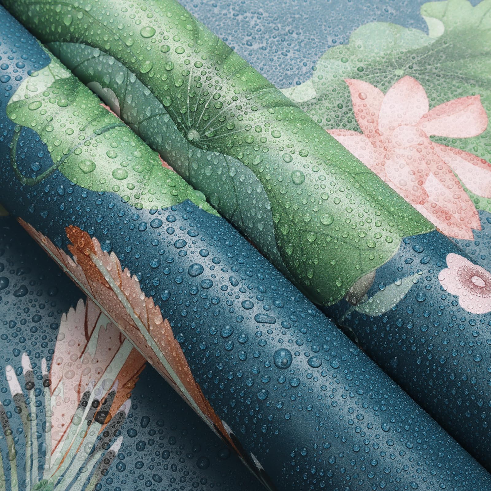 Snapklik.com : Flora Peel And Stick Wallpaper Dark Blue Contact Paper ...