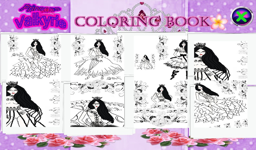 Princess Valkyrie Coloring Book Volume 3 - App on Amazon Appstore
