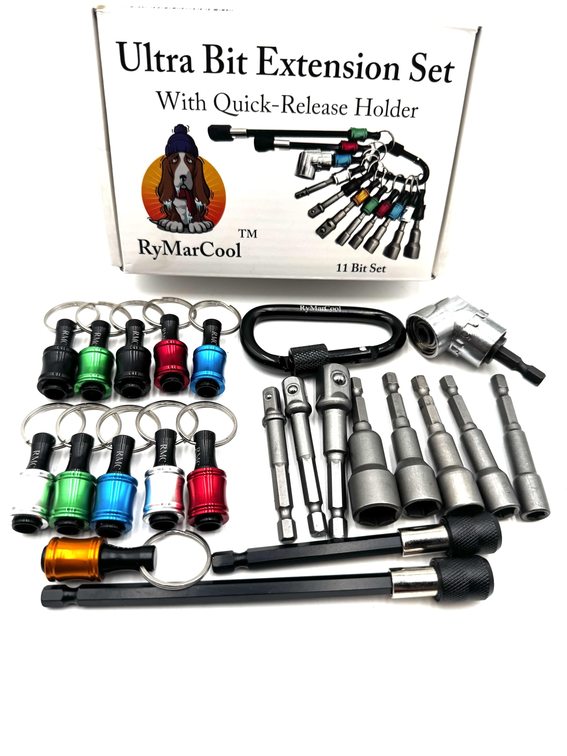 RyMarCool Ultra Bit Extension w/Quick-Release Holder - 4" extension, 6 ...