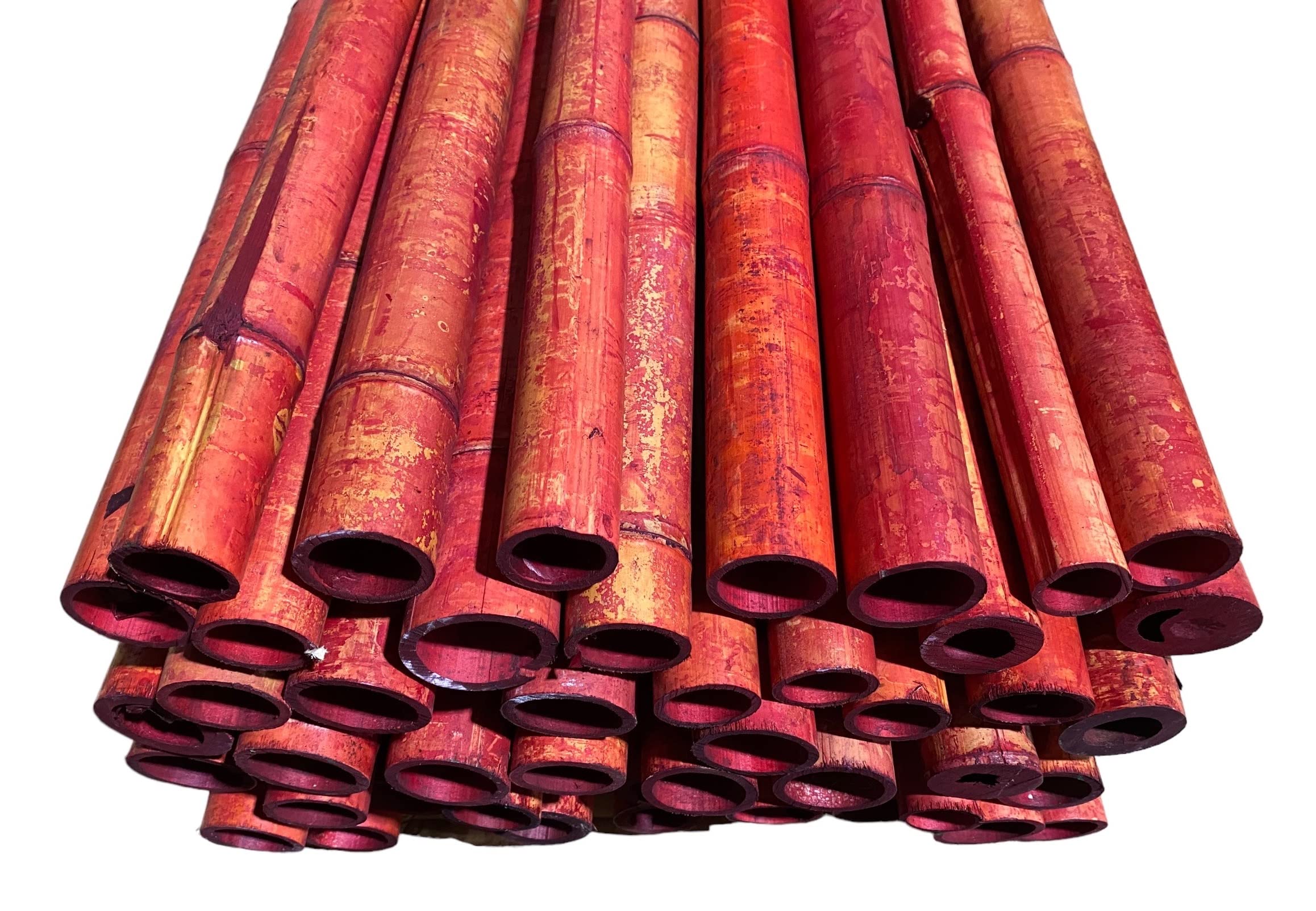 Amazon.com : 6 Feet Long Natural Thick Bamboo Poles - 1.5in - 2in Wide ...