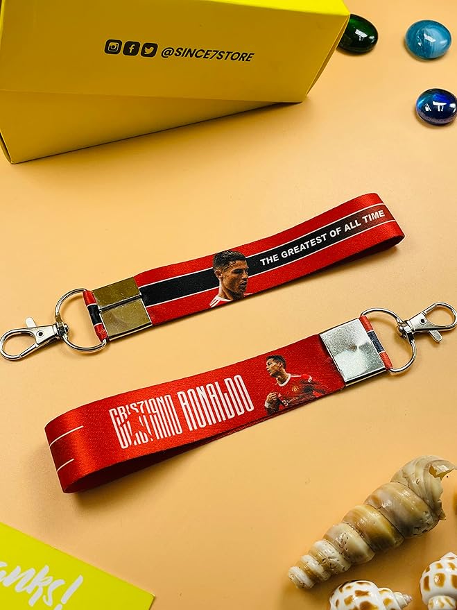 SINCE 7 STORE Cristiano Ronaldo Keychain for CR7 Fans, For Gifting, For ...