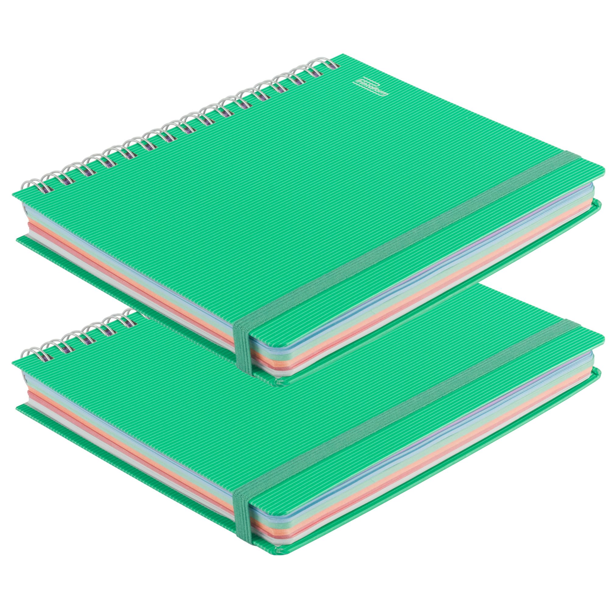 Printaform Libreta Forma Francesa Arcoíris Universitaria 200h, 2 piezas ...