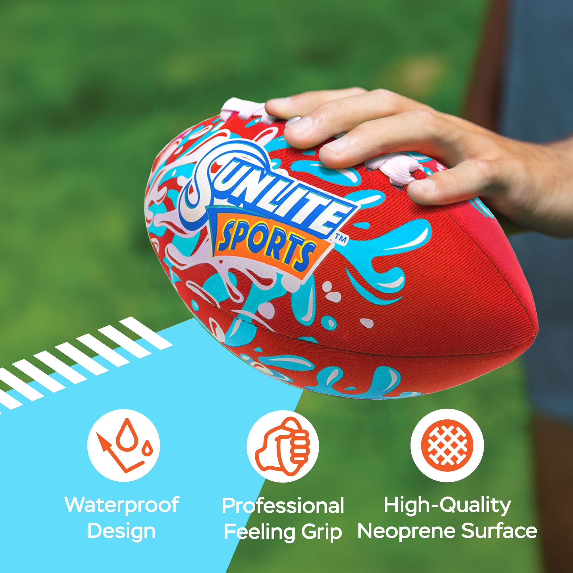 Snapklik.com : Sunlite Sports Waterproof Football For Lawn Backyard ...