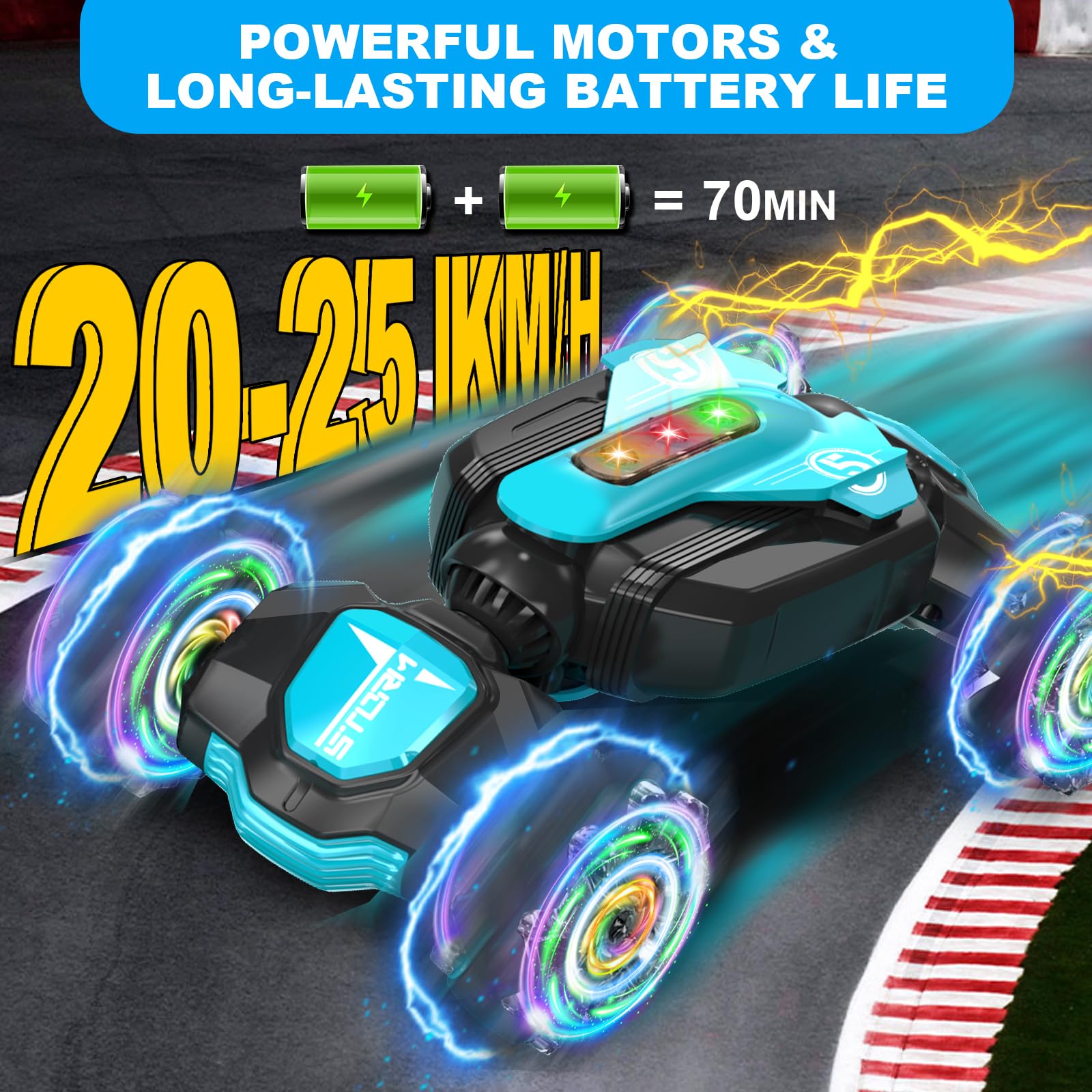 Gesture Stunt RC Car, 2.4Ghz 4WD Remote Control Car, Gravity Watch ...