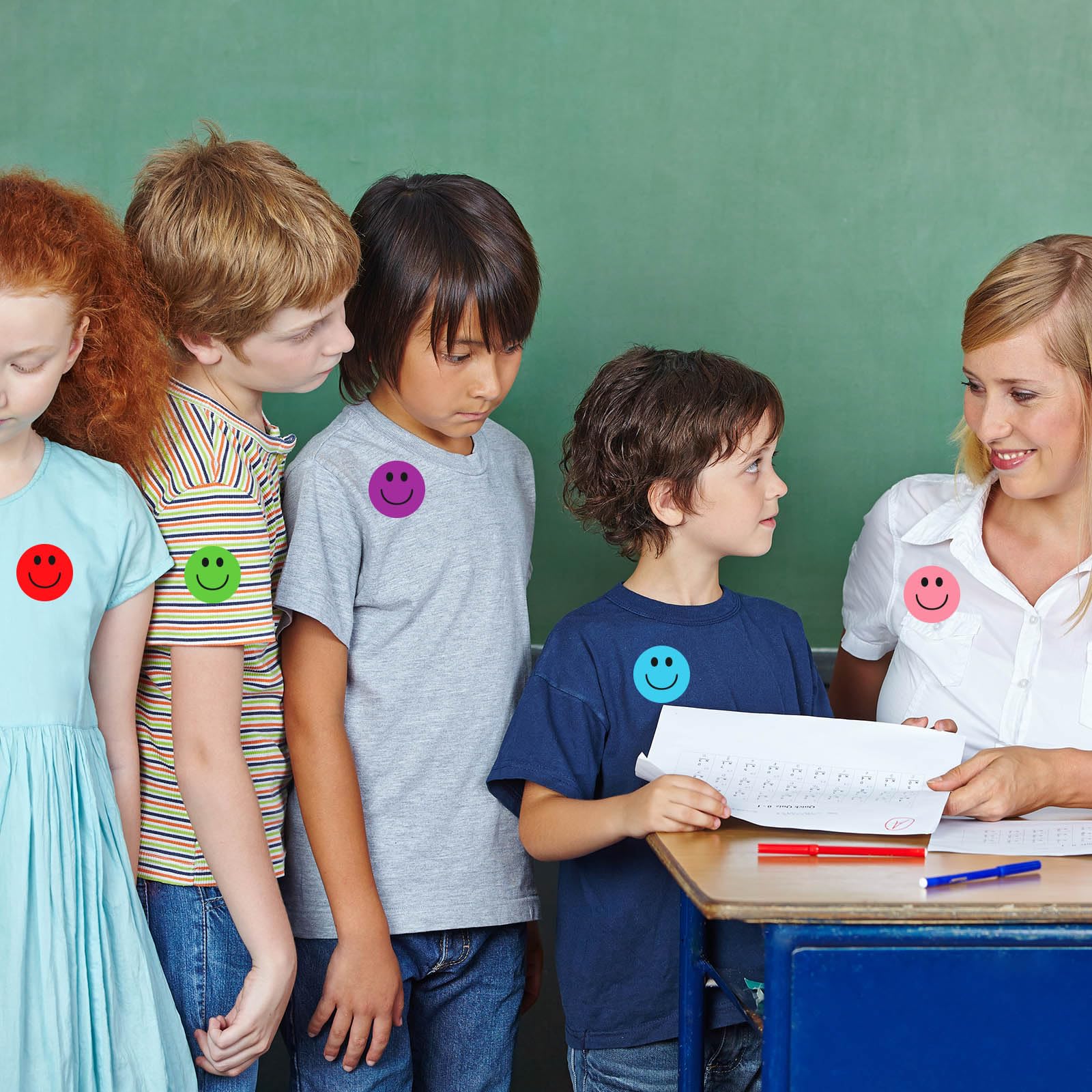 Snapklik.com : 1260 PCS Happy Smile Face Stickers, 1 Inch Large Happy ...