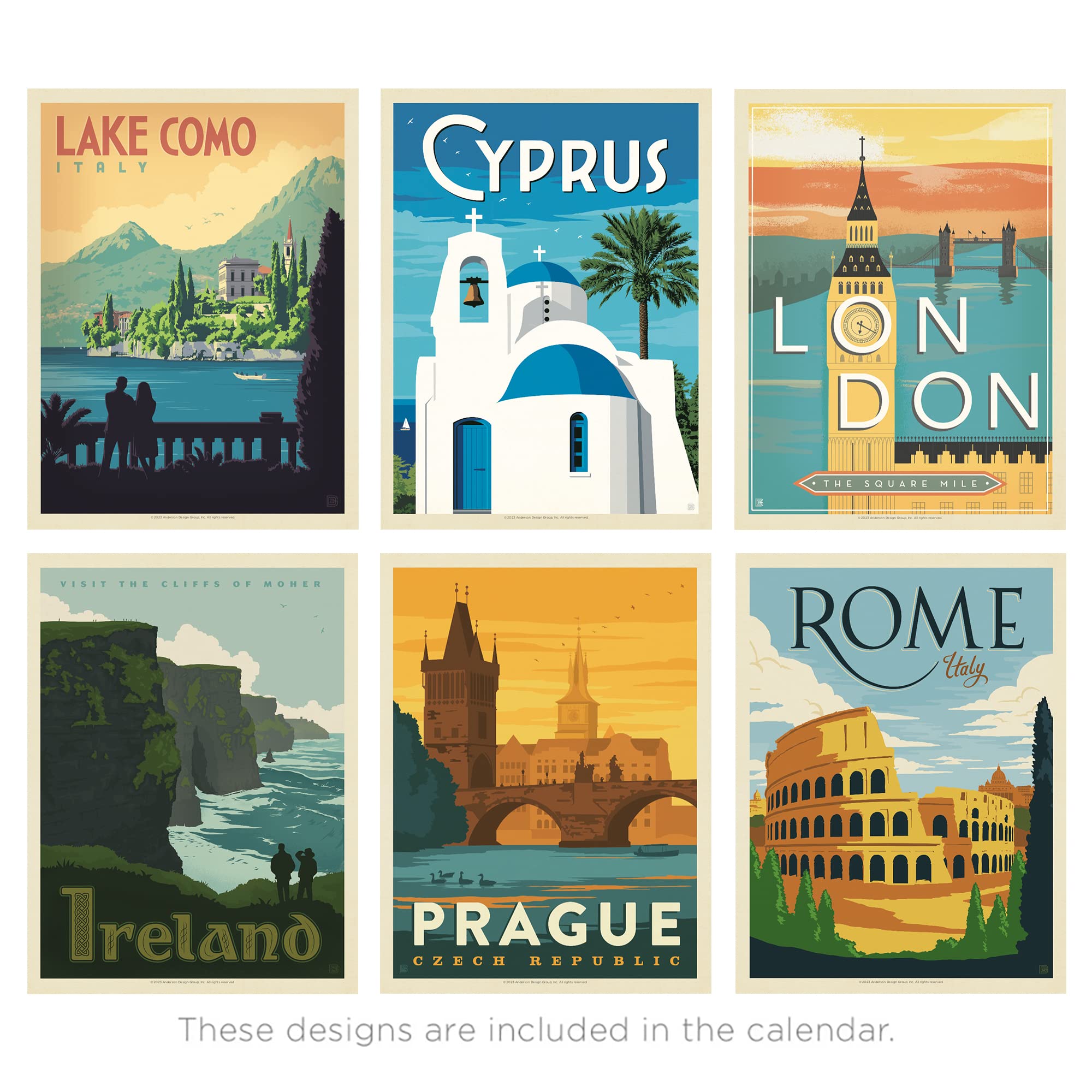 Snapklik.com : 12 Month 2023 Calendar - Europe Travel Destinations ...