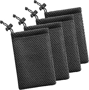 Amazon.com: MXCELL 4pcs Small Mesh Pouch Drawstring Bag 5 x 3.5 Inch ...