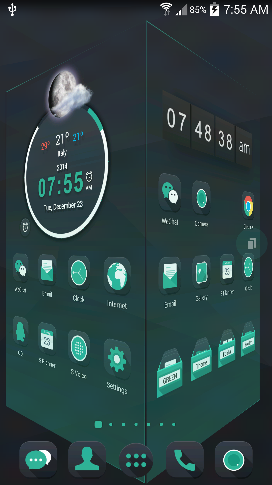 TSF Green Theme - App on Amazon Appstore