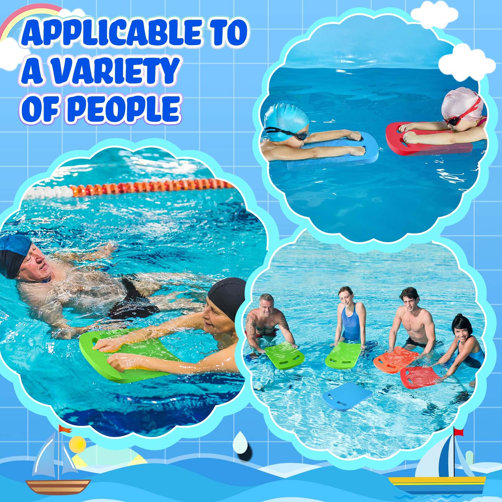 Snapklik.com : Sosation Swimming Kickboard Kids Swimming Training ...