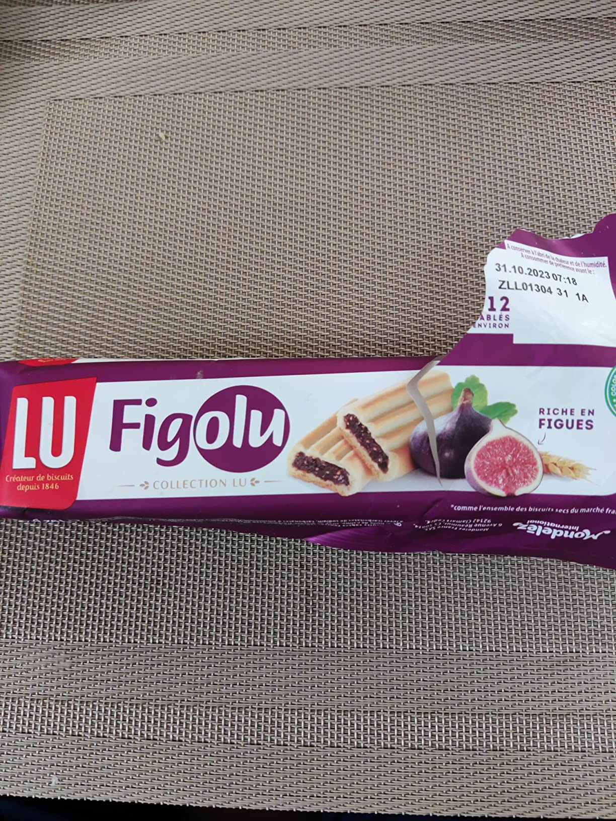 LU Figolu - Biscuit Riche en Figues - Idéal pour le Goûter - 1 Paquet ...