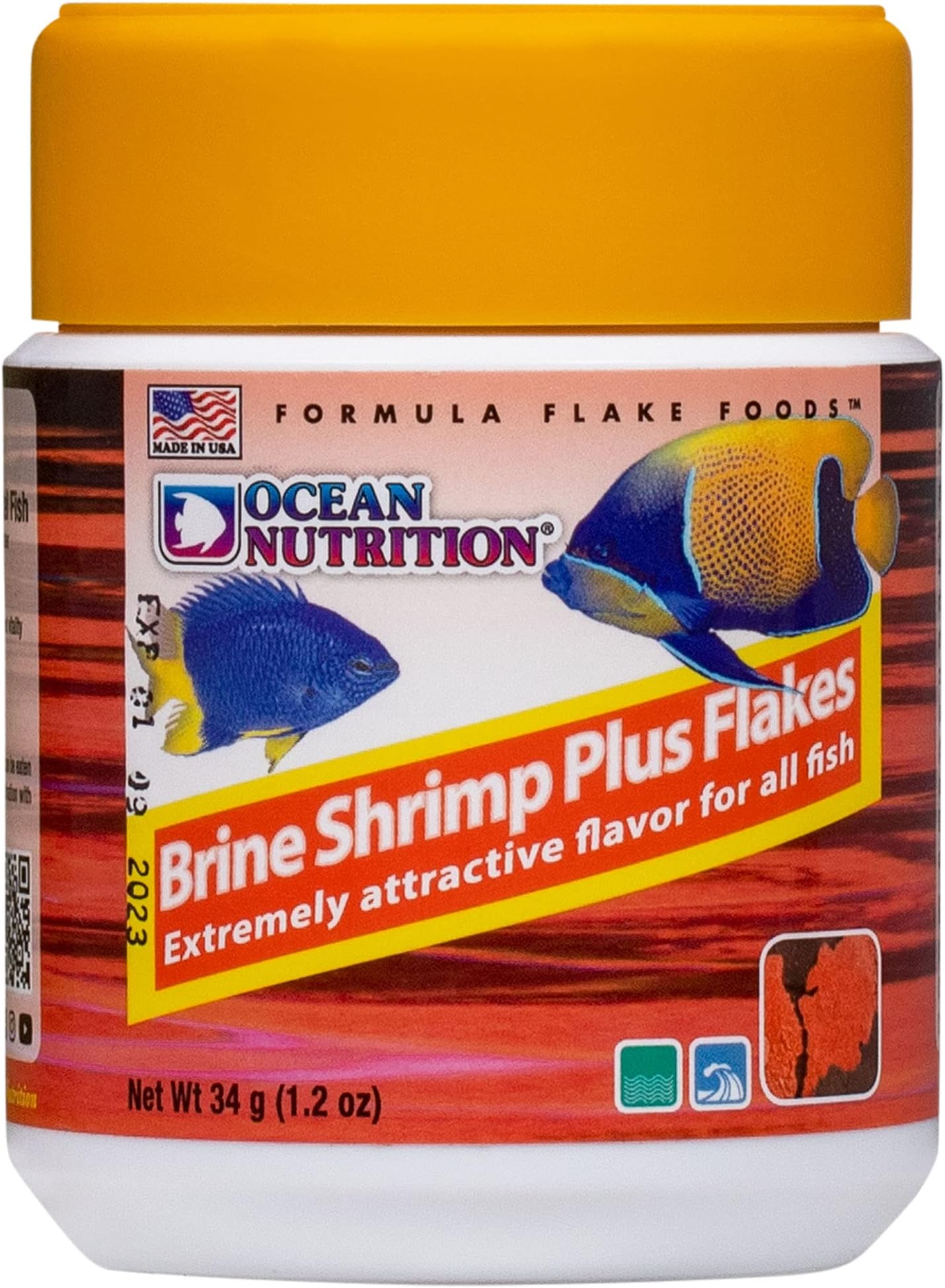 OCEAN NUTRITION Brine Shrimp Plus Flakes 34g : Amazon.in: Pet Supplies