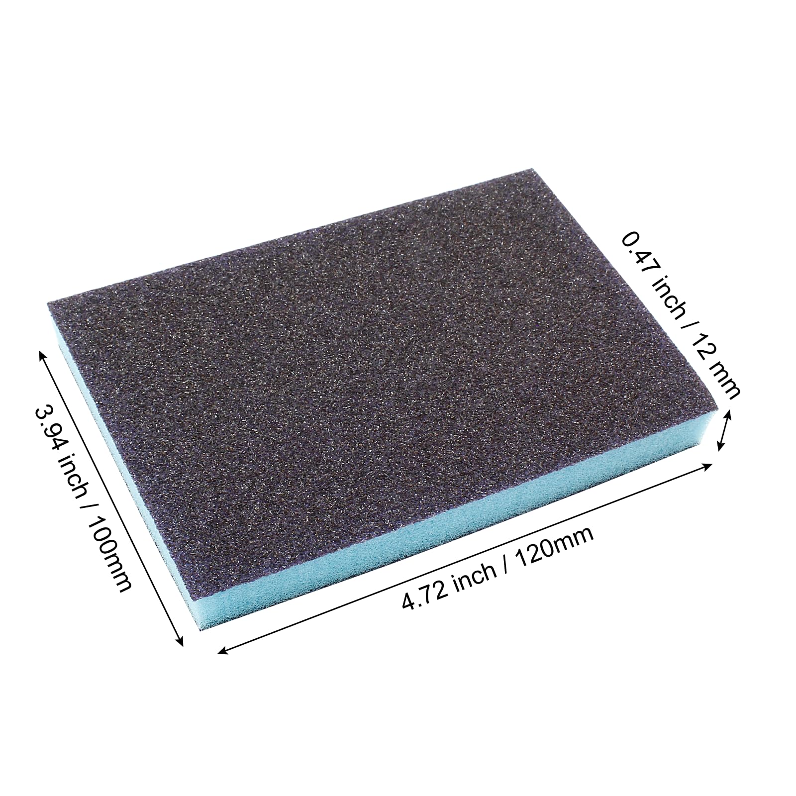 Snapklik.com : Seimneire 24 Pcs 60 Grit Sanding Sponge Coarse Sanding Block