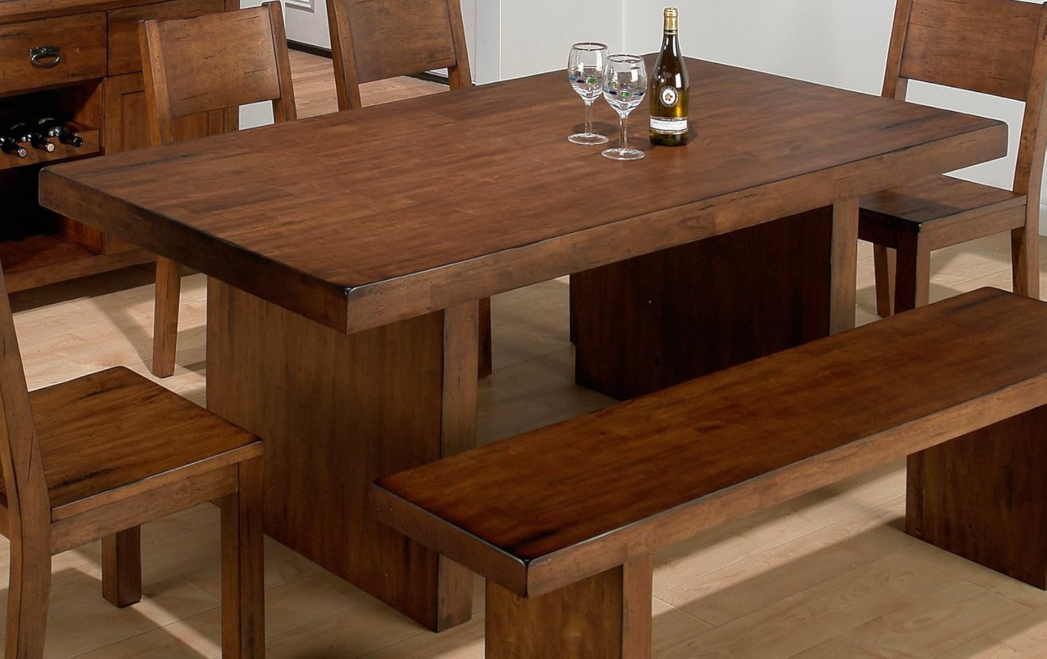 Amazon.com - Jofran Braeburn 252-75 - Fixed Table Top with Slab Base ...