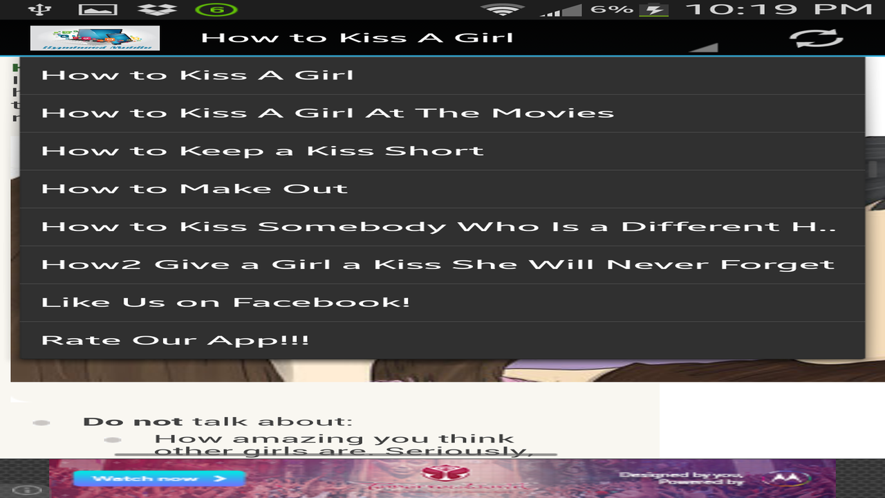 How to Kiss Guide - App on Amazon Appstore
