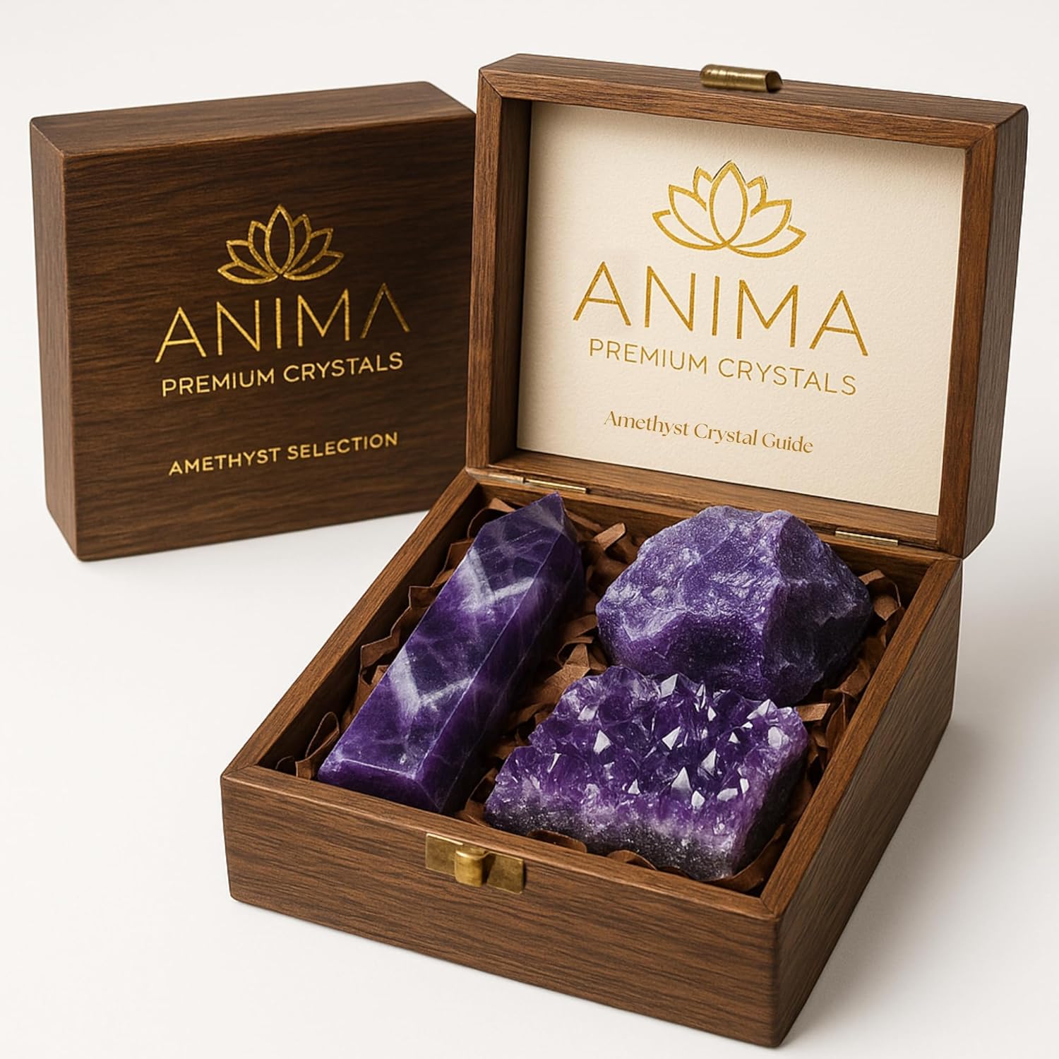 Amazon.com: Anima Premium Amethyst Crystal Set – Amethyst Crystal Tower ...