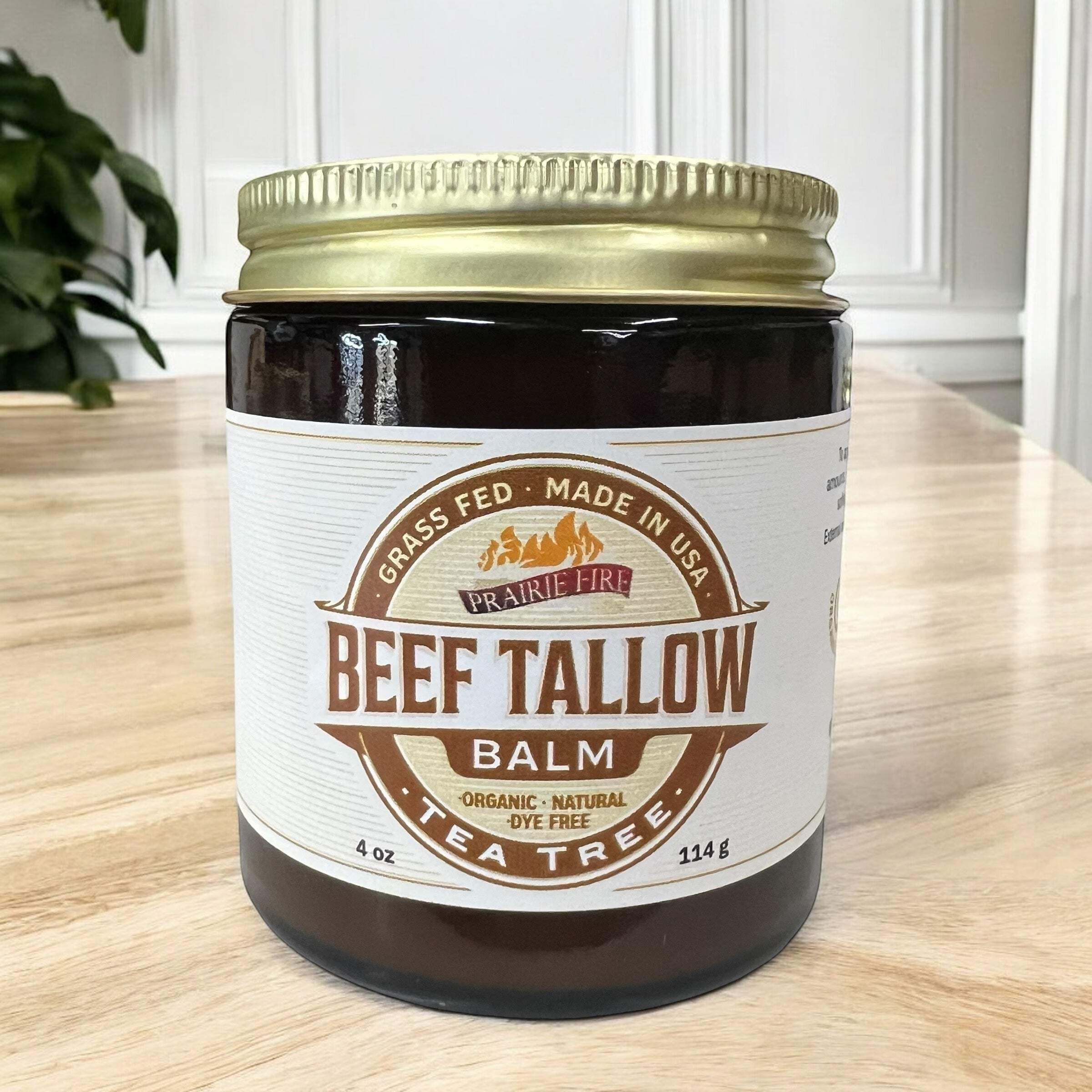 Amazon.com: Beef Tallow Balm - 4 oz - Organic Grass Fed and Finished ...
