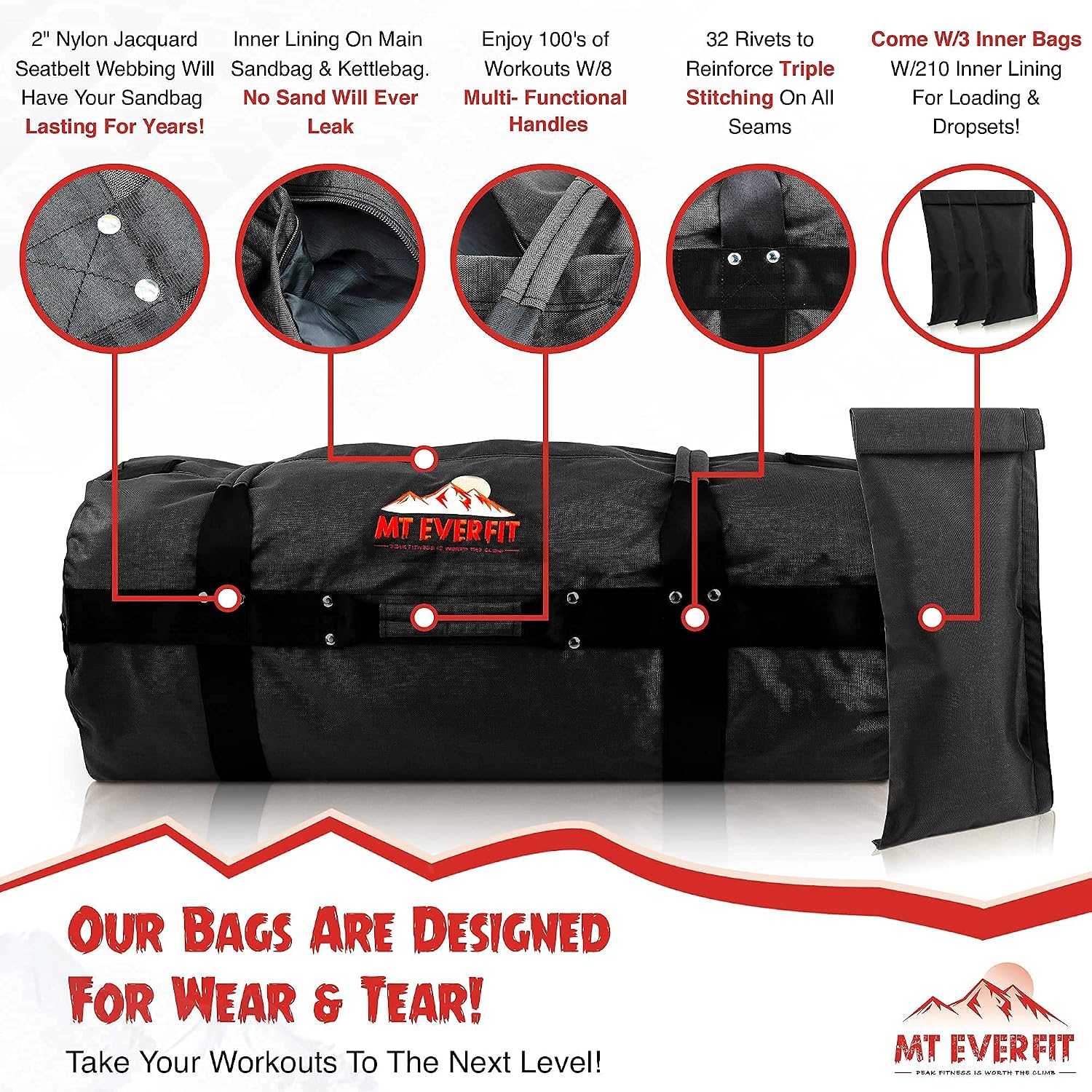 Heavy Duty Sandbag Workout Set with Triple Stitched Nepal | Ubuy