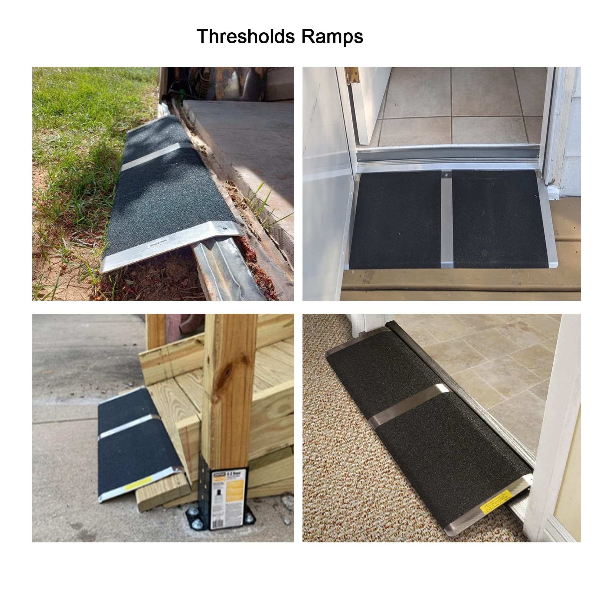 KOLO Threshold Ramps for Doorways,10" W x 32" L, 600 lbs Capacity ...