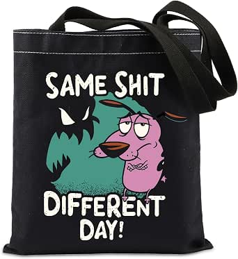 Amazon.com: TIIMG Same Shit Different Day Gift Coward Dog Cartoon Gift ...