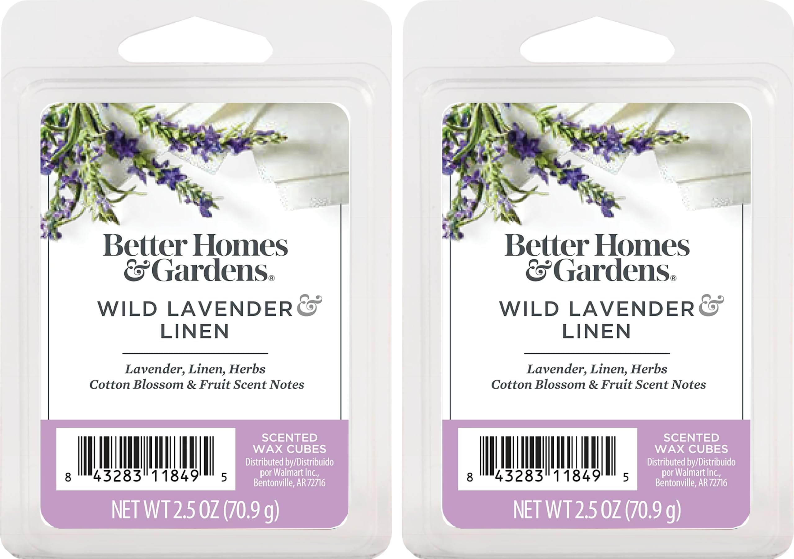 Amazon.com: Better Homes and Gardens Scented Wax Cubes 2.5oz 2-Pack ...