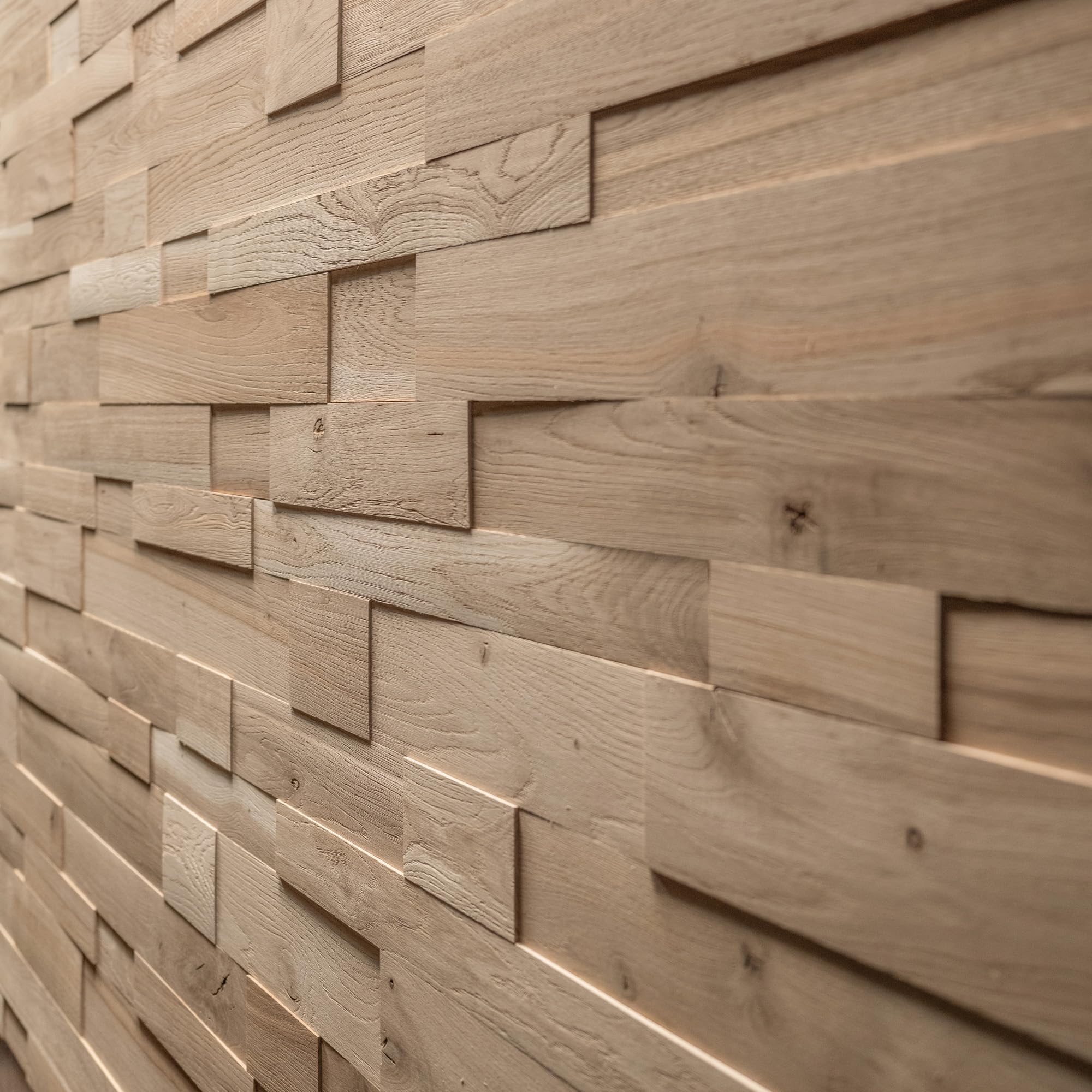 Oak Wall Cladding 3d Wall Panels Wooden Wall Design Model | Desertcart ...