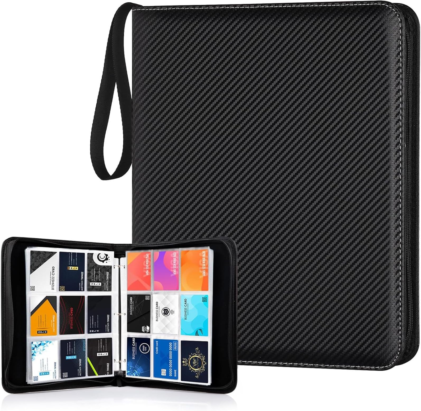 Vault X 9 Pocket Trading Card Zip Binder, 360 Cards, Premium Exo-Tec ...