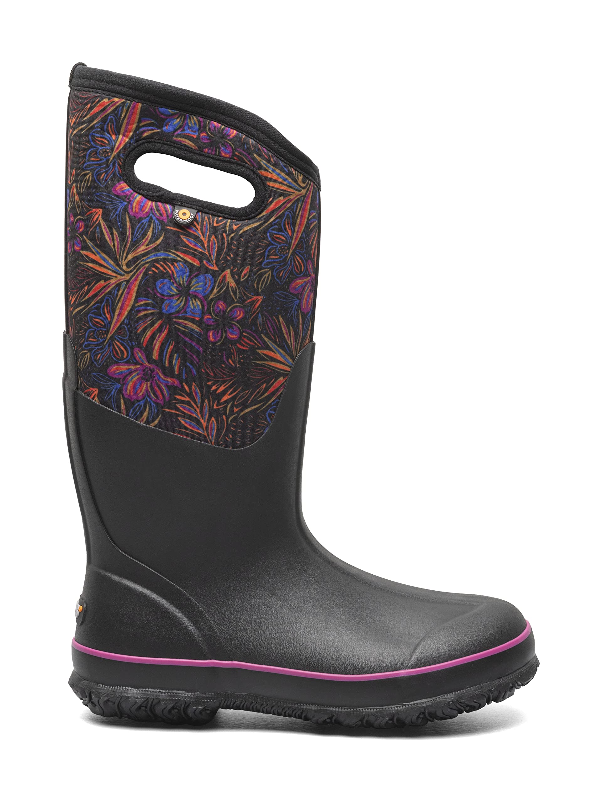 Amazon.com | BOGS Women's Classic II-Paradise Snow Boot, Black Multi, 6 ...