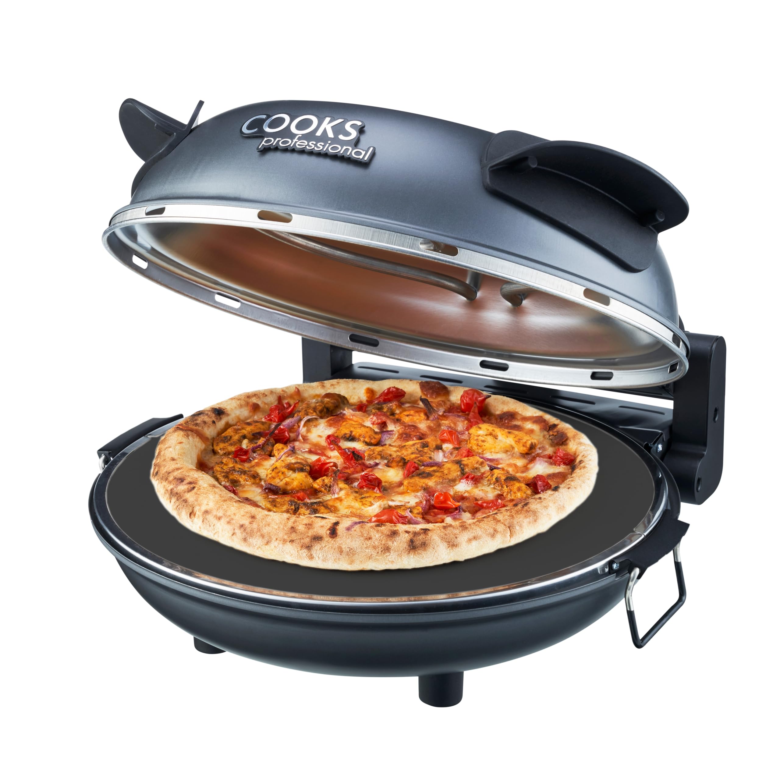 Cooks Professional Electric Pizza Oven | Pizza Oven with Stone Base ...