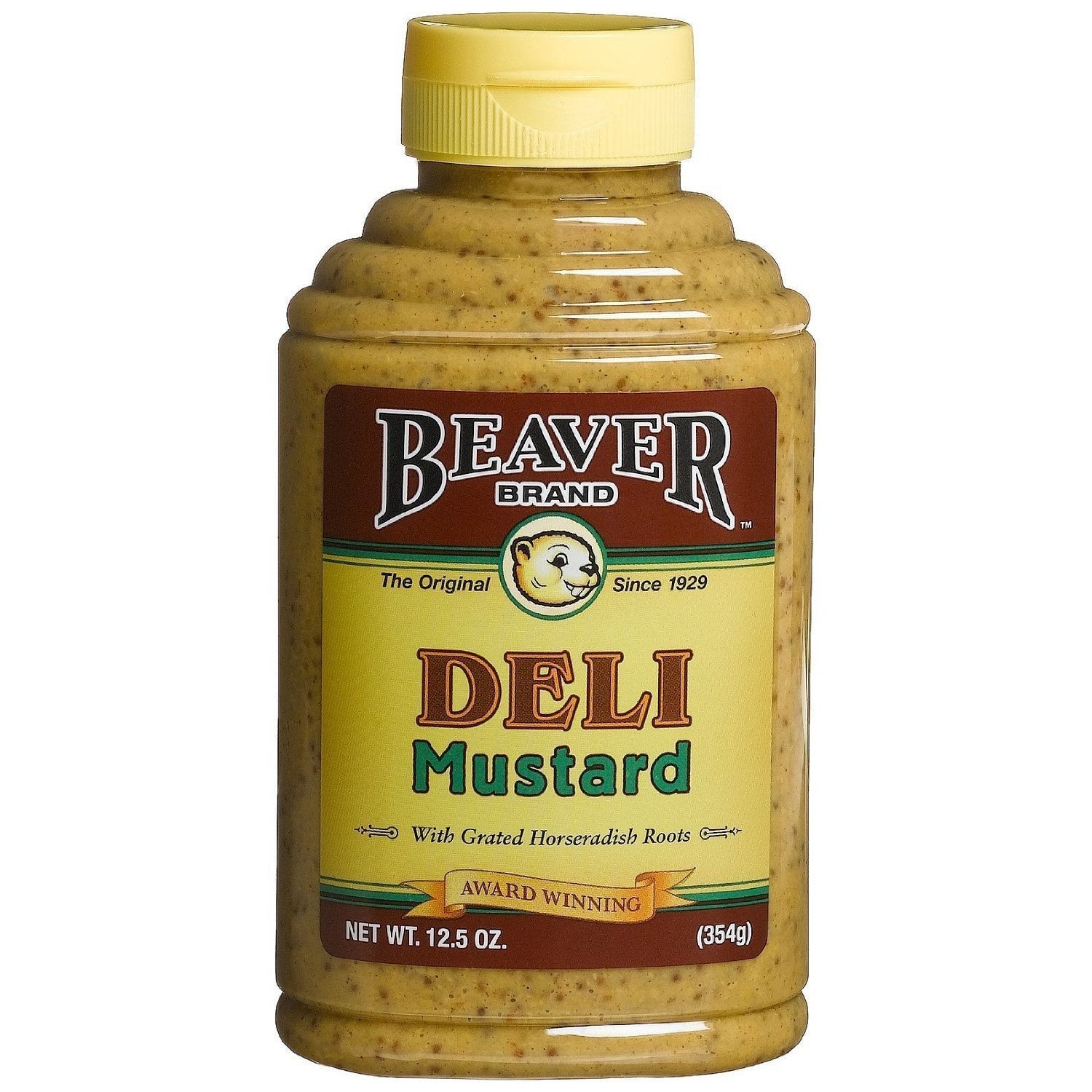 Amazon.com : Beaver Brand Deli Mustard, 12.5-Ounce Squeezable Bottles ...