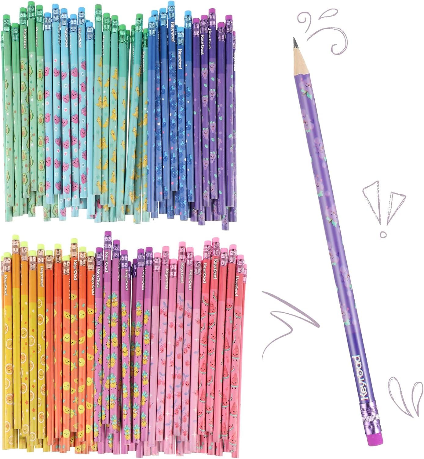 Amazon.com : Scented Pencils Graphite HB Pencils Colored Pencils for ...