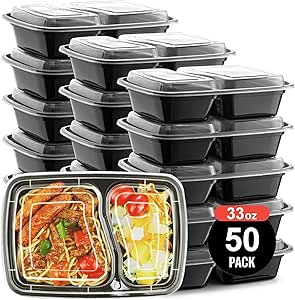 Meal Prep Container Microwave Safe, Food Storage Containers With Lids ...